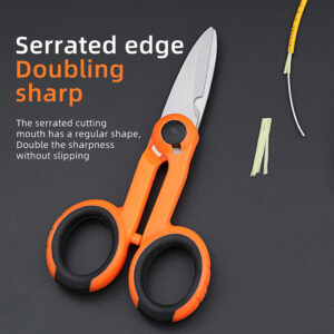 Kevlar Scissors for Fiber Optic Cabling - Wirelab